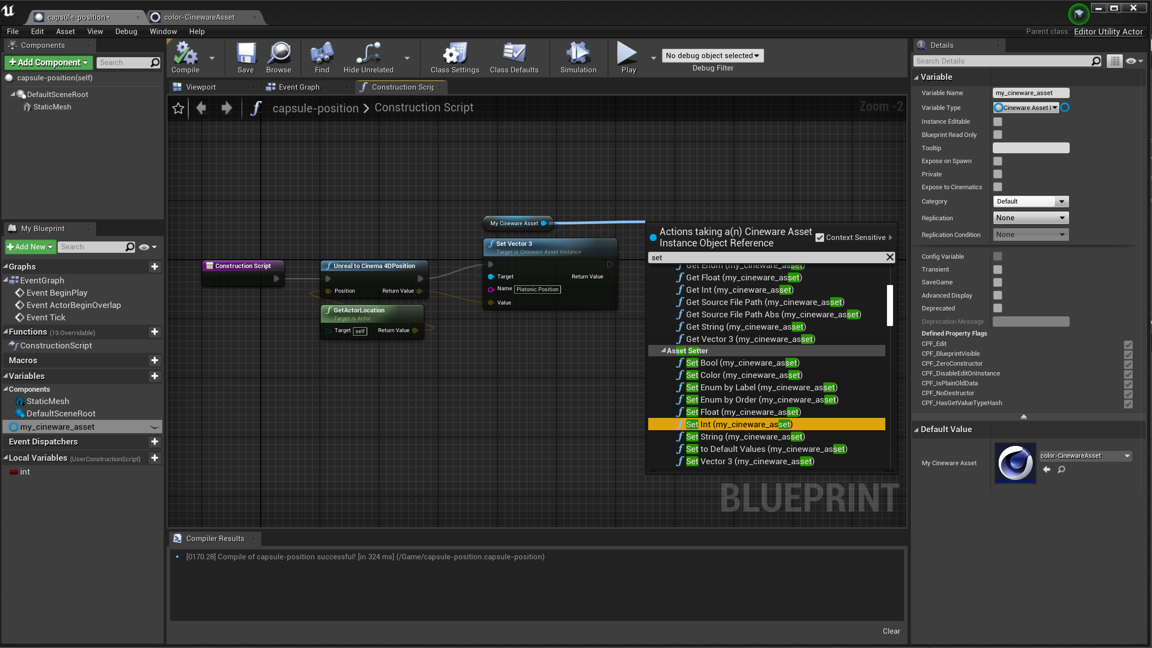 Cineware For Unreal Knowledge Base