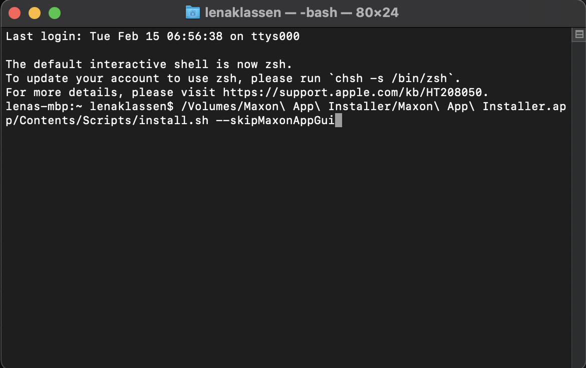 Scripted Install Instructions for older Maxon App versions (2024.1.0 and earlier) – Knowledge Base