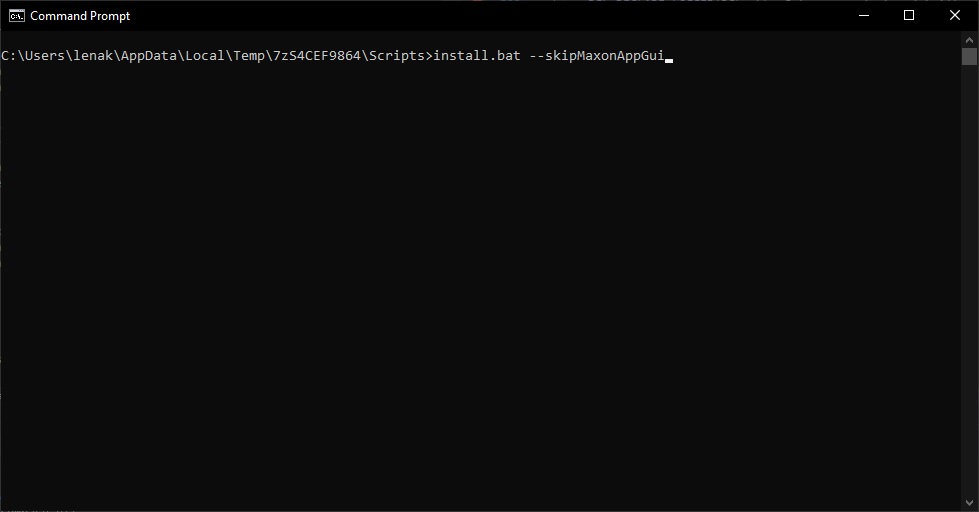 Scripted Install Instructions For Older Maxon App Versions 2024 1 0