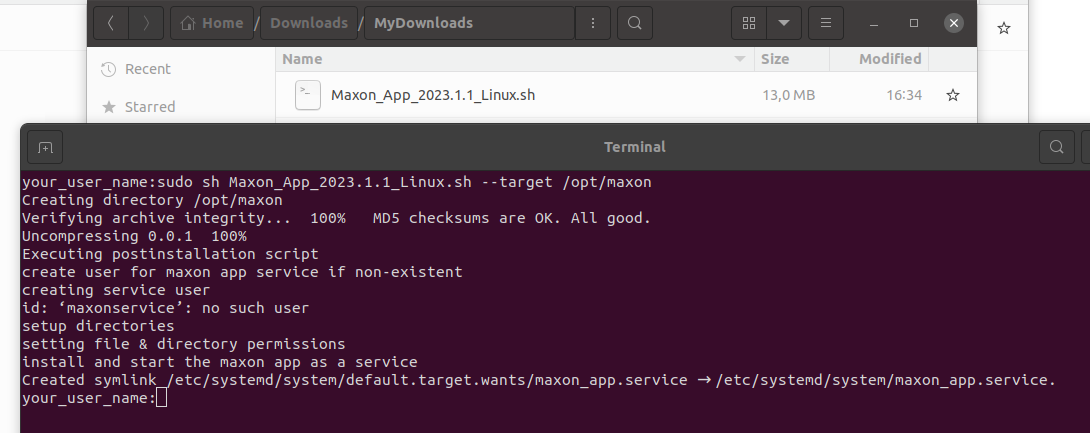 Installing And Using The Maxon App On Linux Knowledge Base